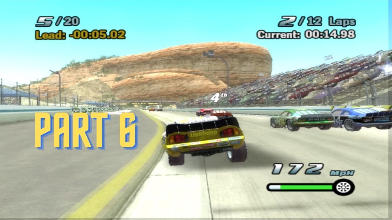 Cars the Video Game: Part 6 - Our 3rd Speedway race - YouTube
