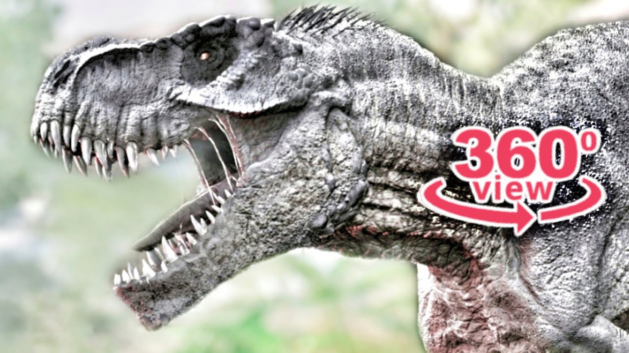 360° VR video Jurassic Dino Arcade Hunting Dinosaurs - YouTube