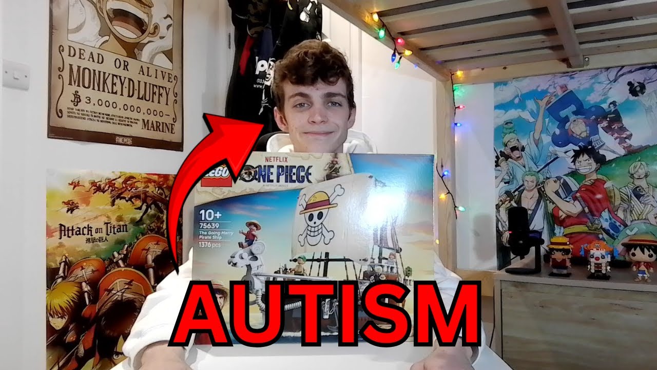 Autistic man builds One Piece Lego - YouTube