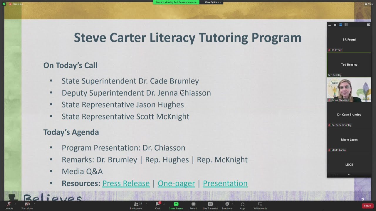 Officials on tutoring vouchers to help Louisiana children learn how to ...