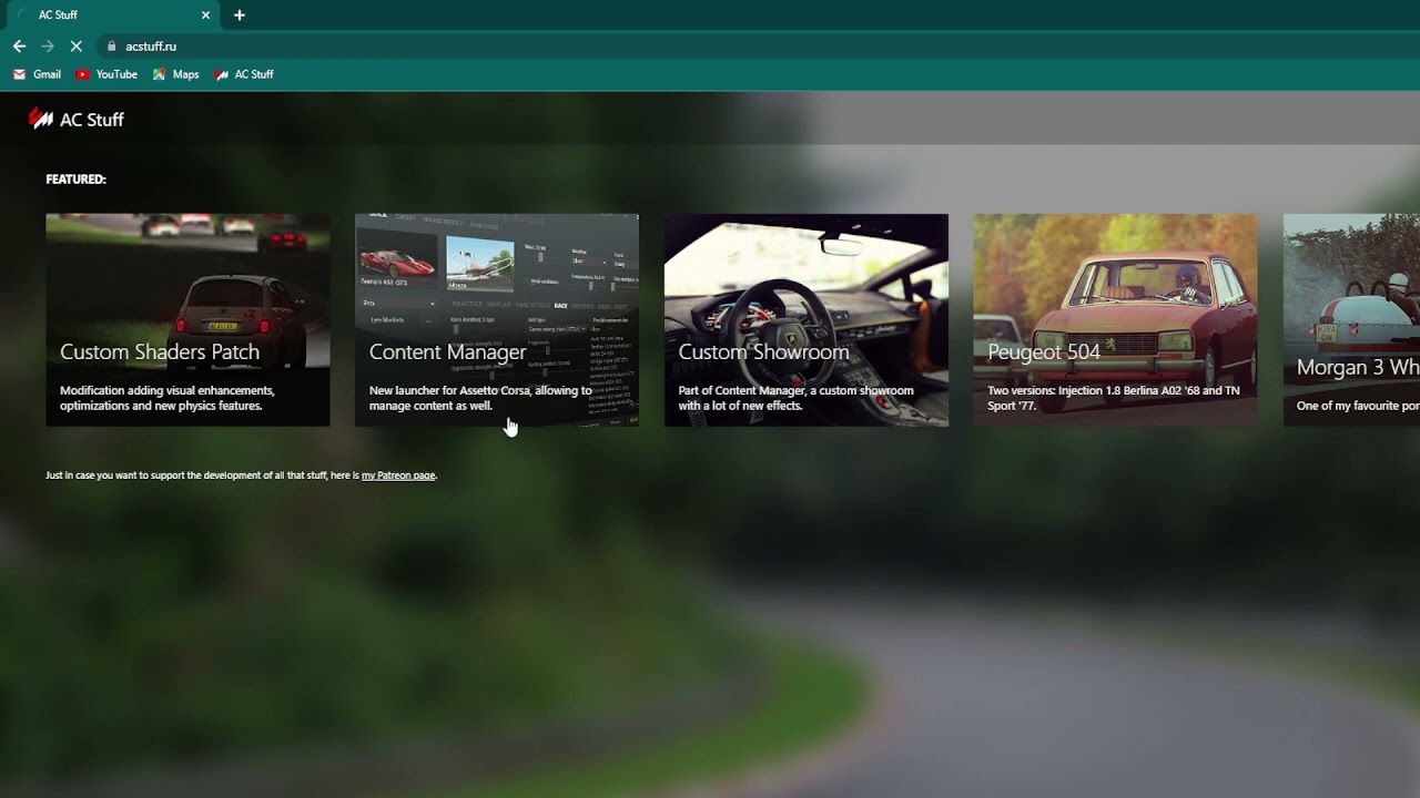 how to download content manager 2022 (assetto corsa) - YouTube