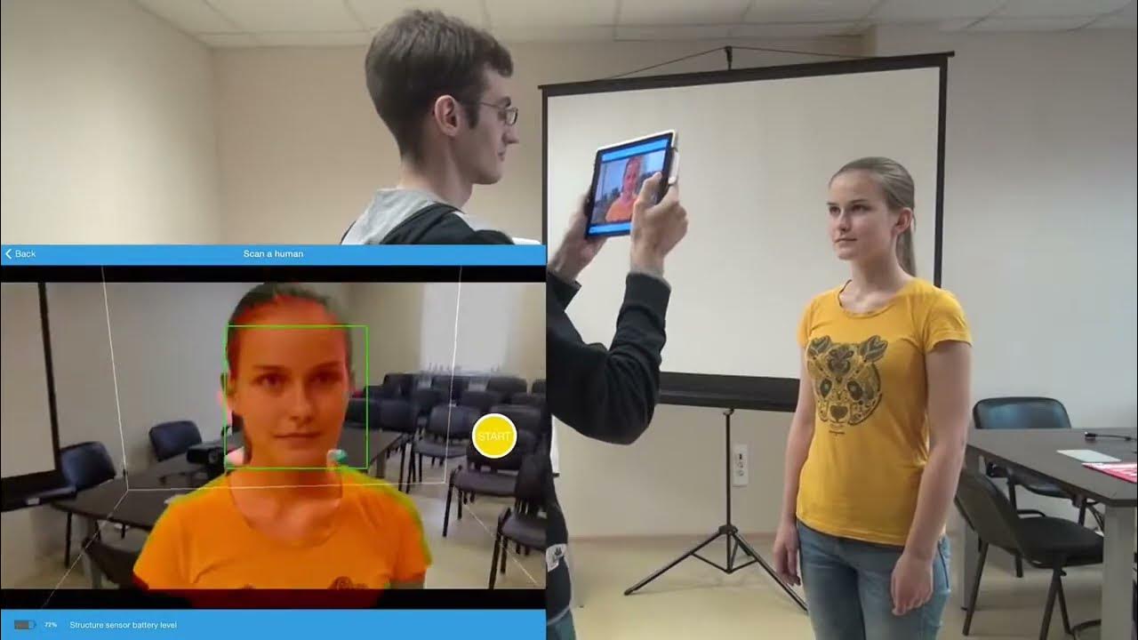 Structure Sensor Canvas - Tutorial Escaneamento de Busto - YouTube