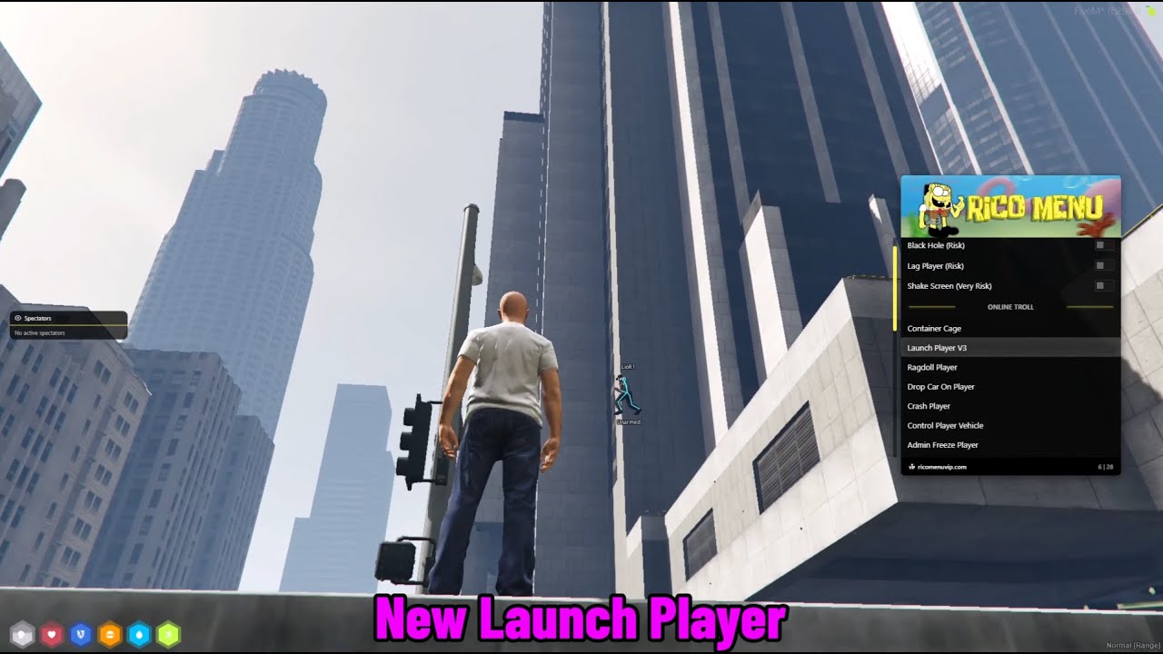 Rico Menu - New Launch Player // Updated Features | Macho Lua Menu For ...