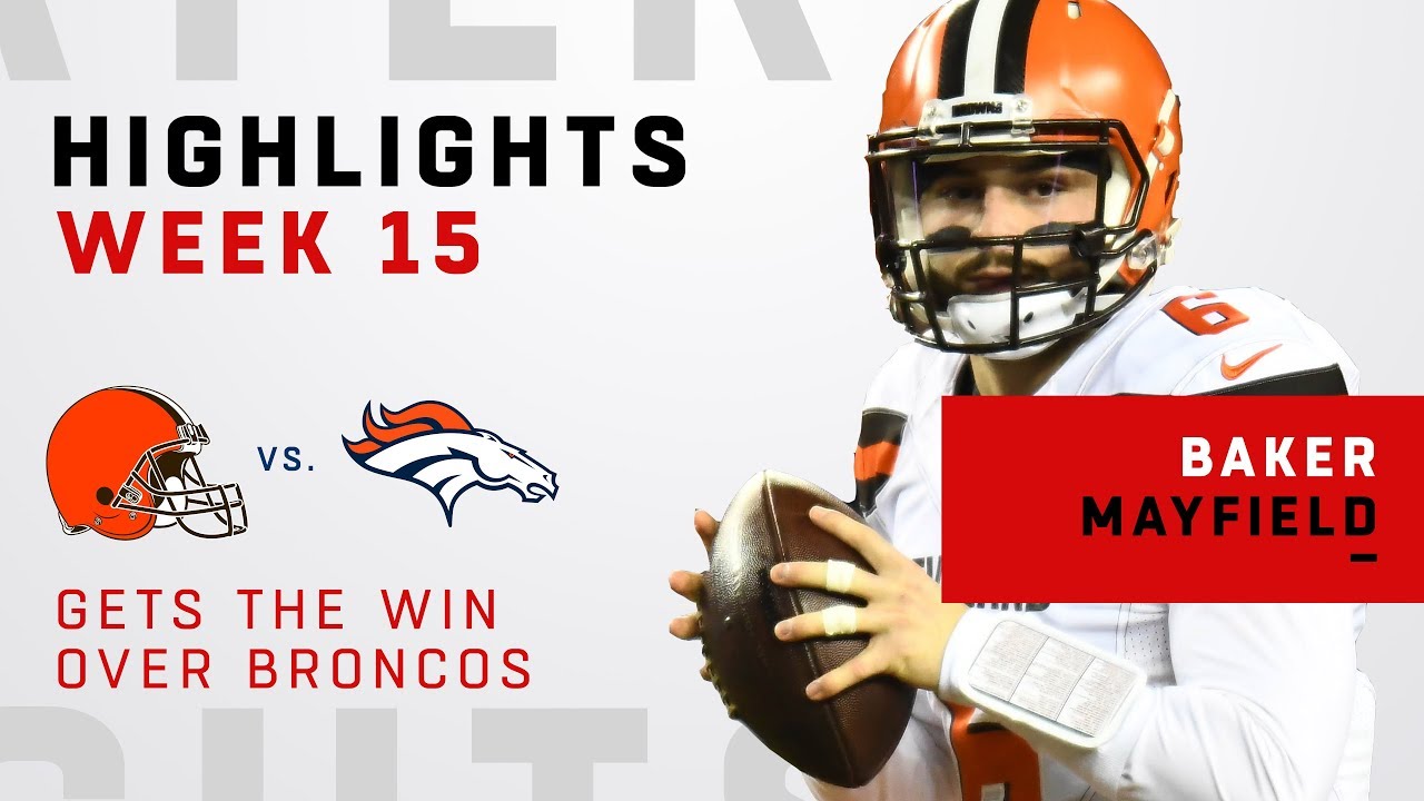 Baker Mayfield Leads Huge Victory Over Broncos! - YouTube