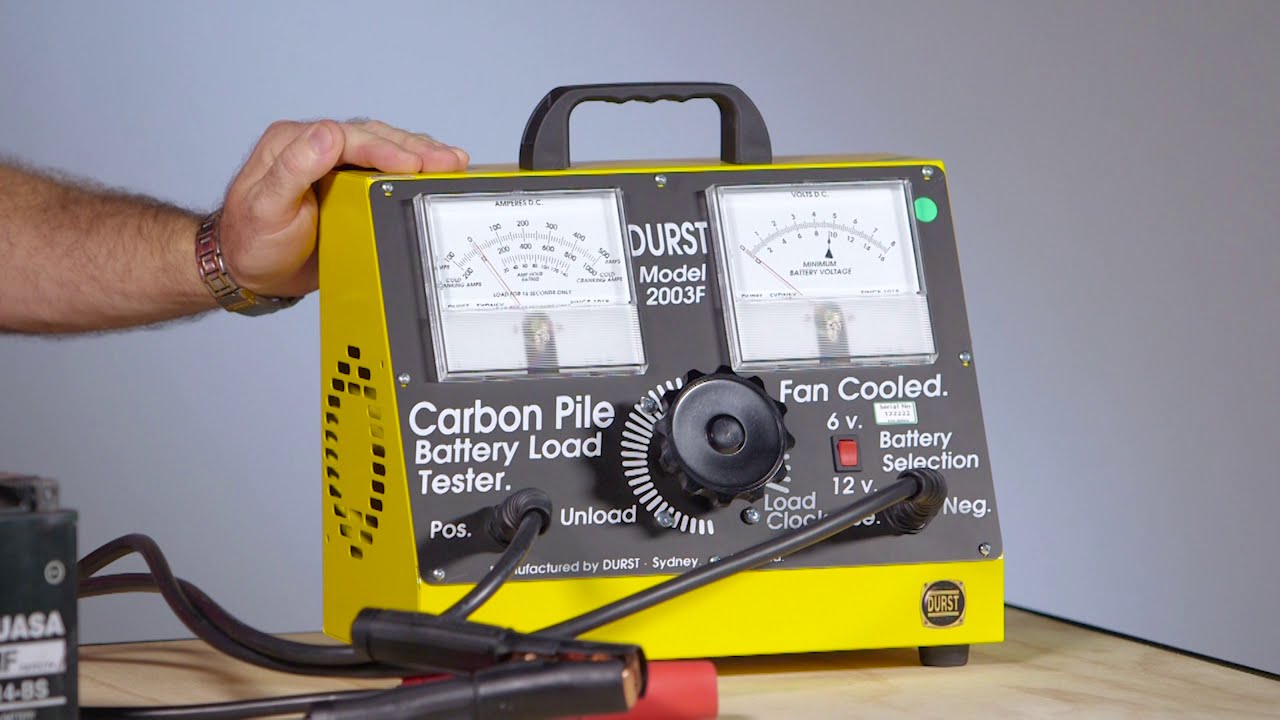 Durst BT-2003F Battery Load Tester - YouTube