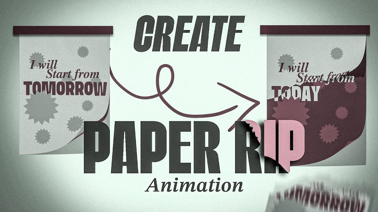 How to make Advanced Paper rip Animation || Live Session - YouTube