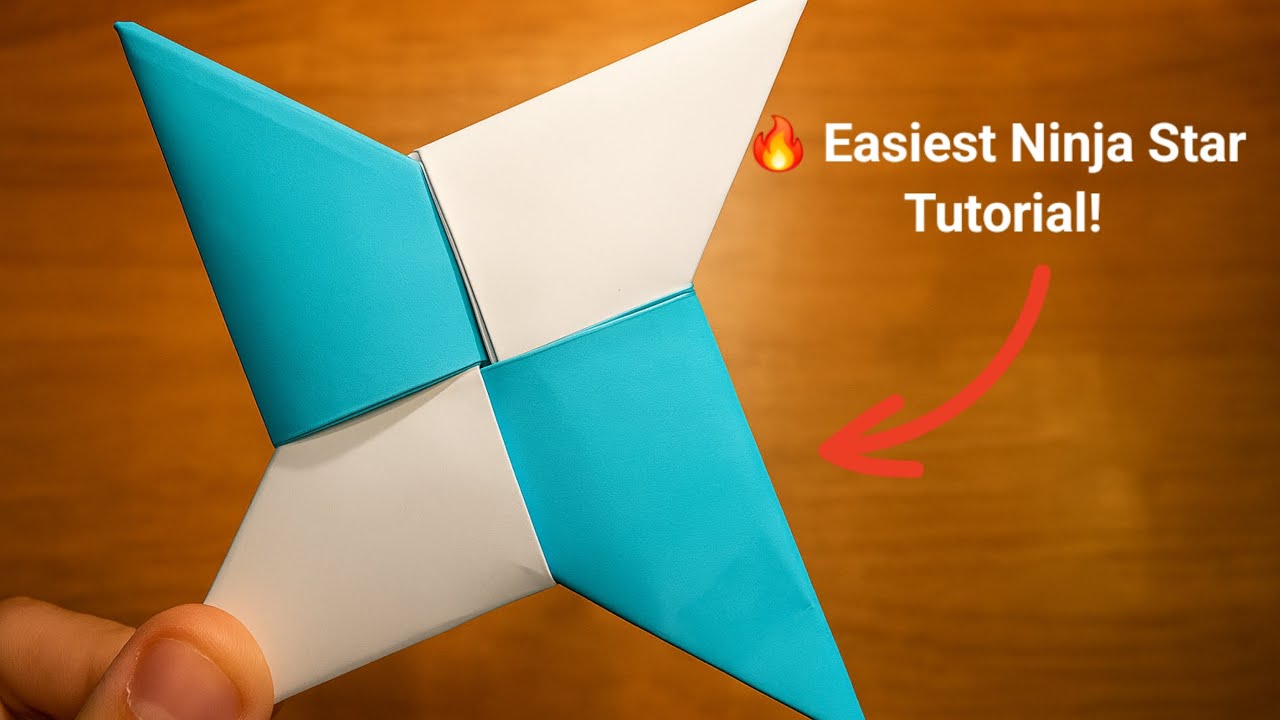 Real Ninja Star | DIY | Hiw to Make Ninja Star in Minutes #diy - YouTube
