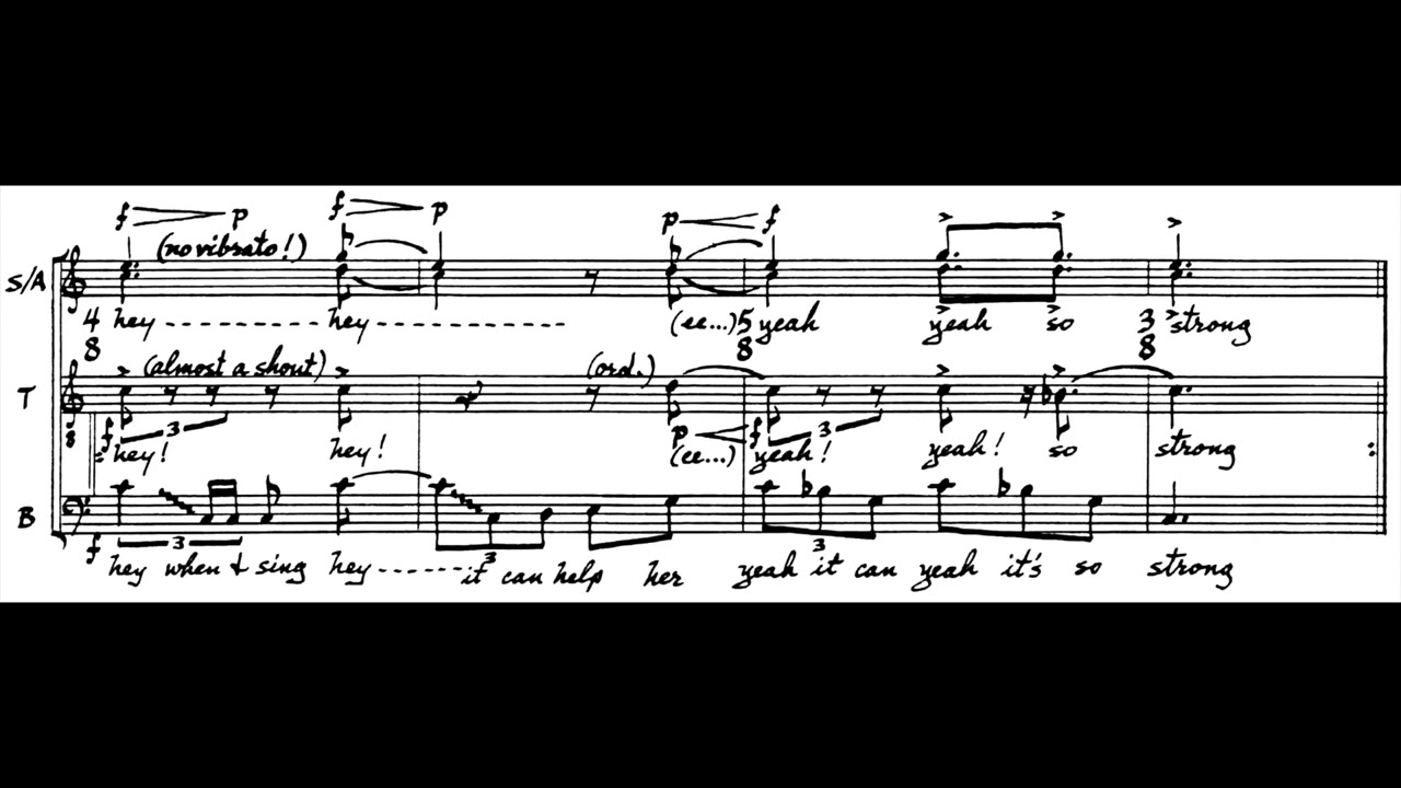 James Tenney - Hey When I Sing these 4 Songs Hey Look What Happens ...