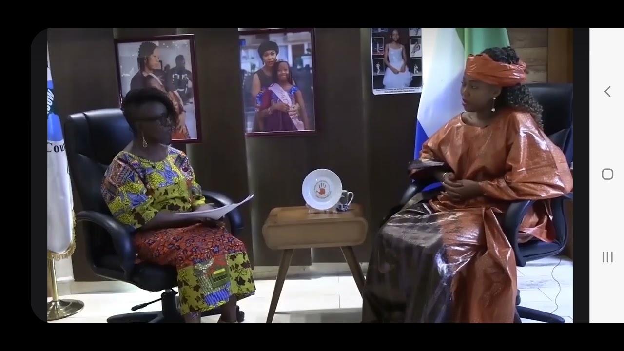 First Lady Dr. Fatmata Bio set the record straight I do not like flying ...