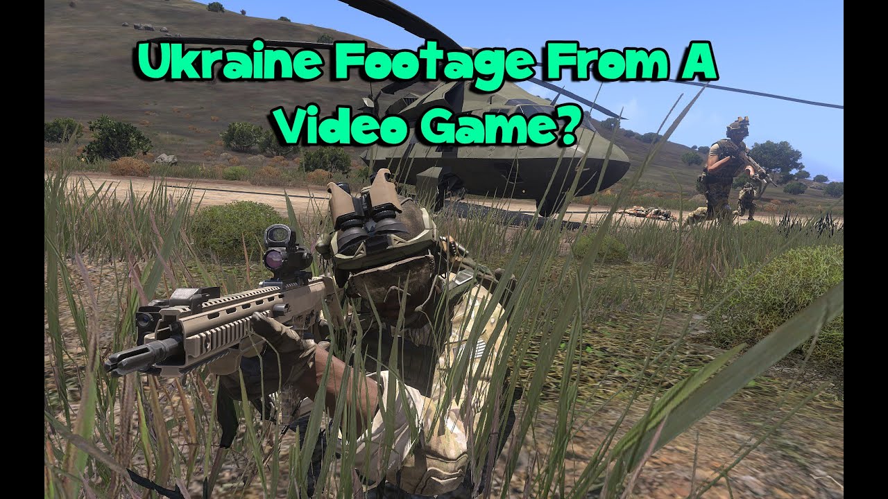 Ukraine Footage Is Actually A Video Game - YouTube