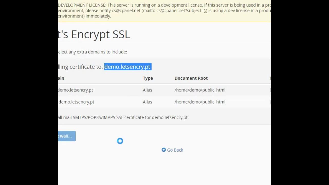 Let's Encrypt for cPanel - Usage Overview - YouTube
