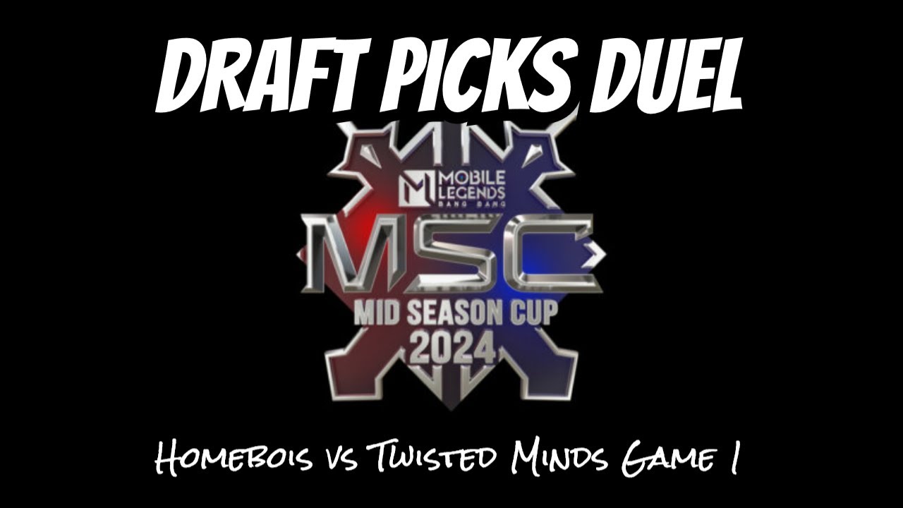 Epic Draft Picks Showdown: Homebois vs Twisted Minds - Game 1 | MLBB ...