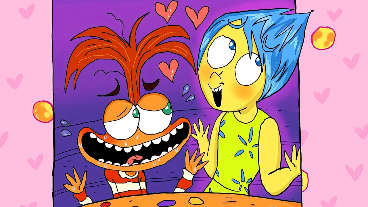 I'm in Love 😍 | Joy x Anxiety | Inside Out 2 Comic - YouTube
