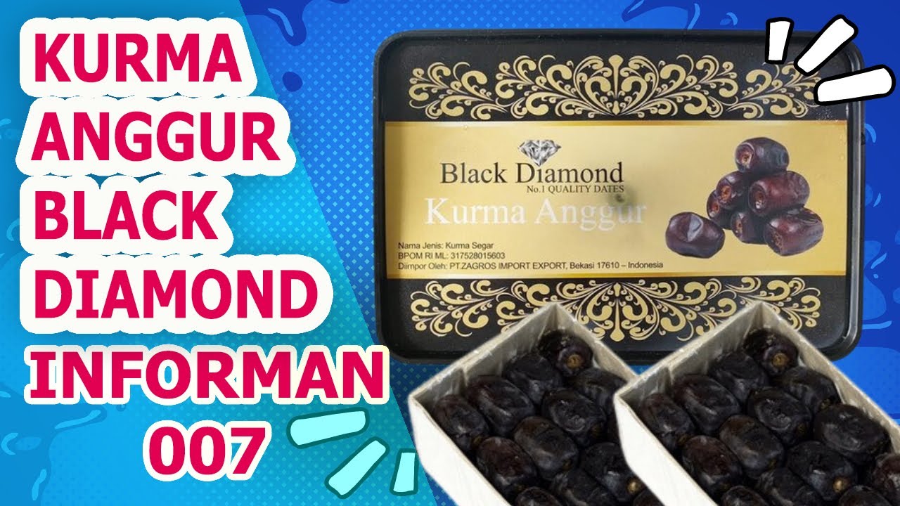 MANFAAT KURMA ANGGUR BLACK DIAMOND JSR DR ZAIDUL AKBAR - YouTube