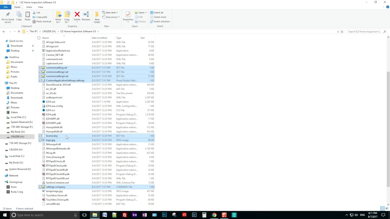 Backup and Restore comment and template files in EZ Home Inspection ...
