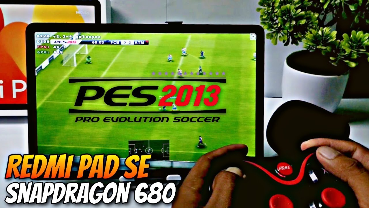 Ini Lancar sih.. Main PES 2013 PC di Redmi Pad SE - YouTube