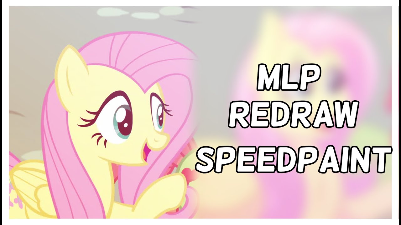 MLP Fluttershy and Tree Hugger REDRAW Speedpaint - YouTube
