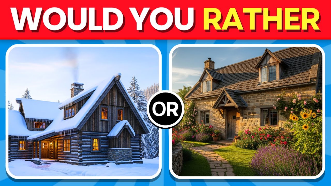 Would You Rather - Luxury Dream House Edition! 🏠 - YouTube