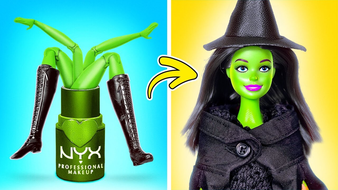 Amazing Transformation From Barbie Doll to Wicked Doll! Crafts & DIYs ...