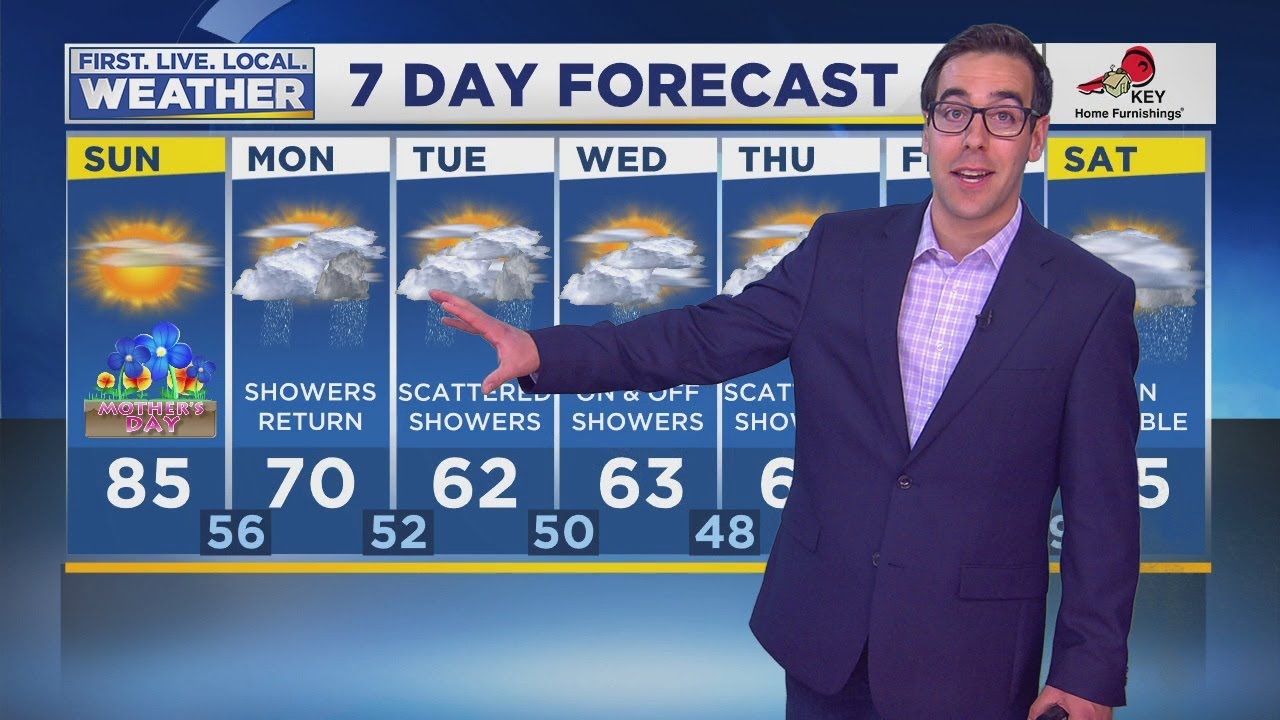 Sunday morning FOX 12 weather forecast (5/10) - YouTube