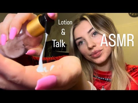 ASMR Hand Lotion & Soft Talk Update | Satisfying & Relaxing Sounds ...