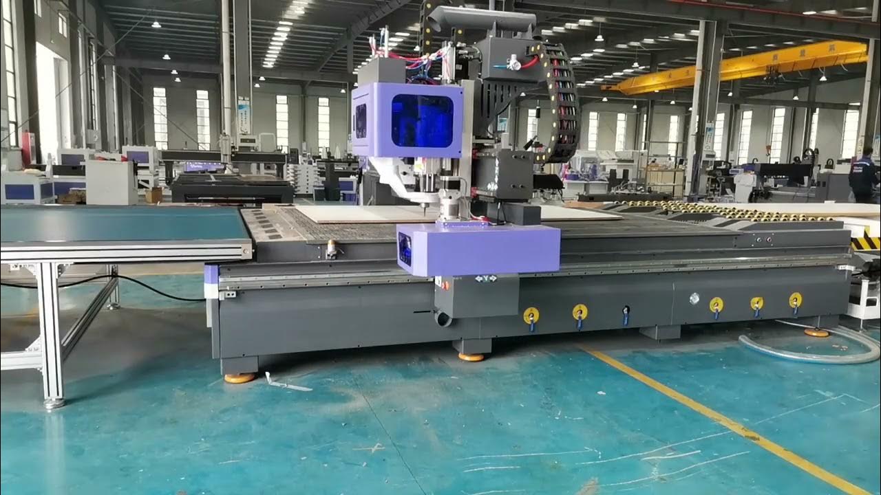 AccTek Auto Feeding Cnc router Furniture Making Machine AKM2130C With Loading And Unloading ...