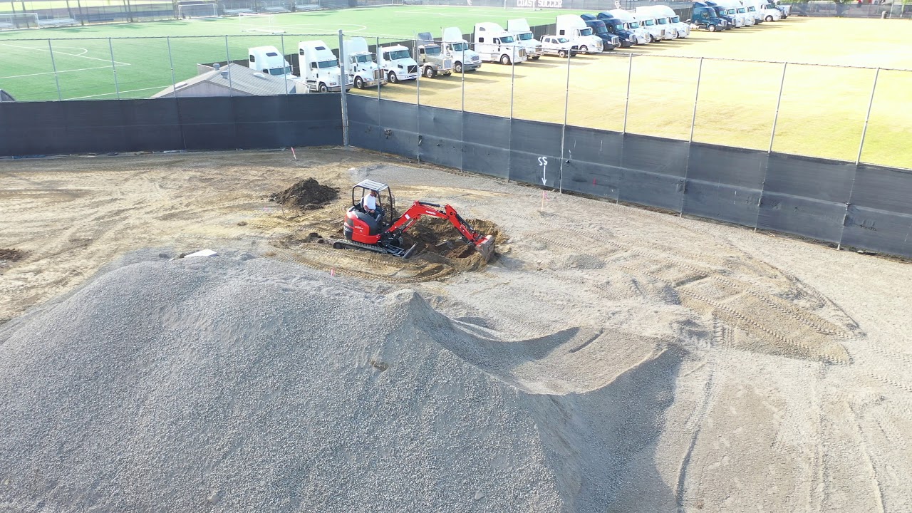 Cal-Trans Class 2 Base Aggregate Import Stockpile - YouTube