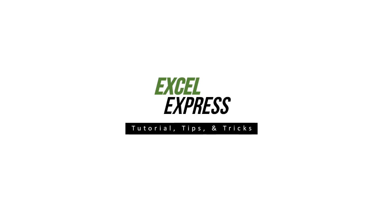 Welcome To Excel Express! - YouTube