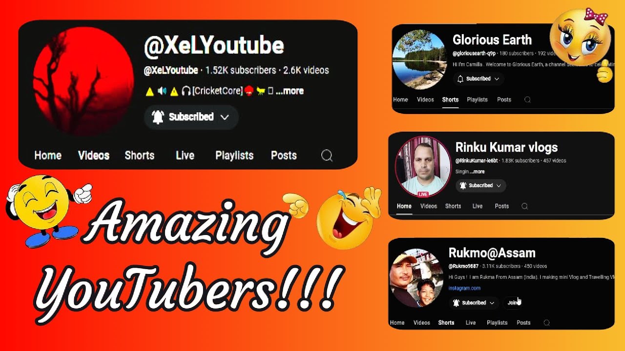 Amazing Youtubers! - YouTube