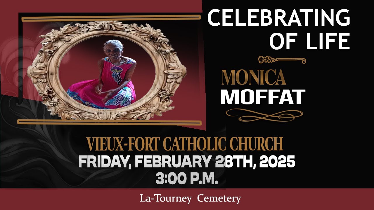 Burial Service for the Life of Monica Prisca Moffat - YouTube