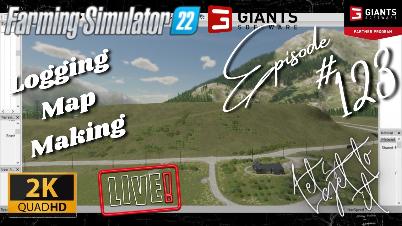 Farming simulator 22 Forestry AKA Logging map making, terraforming ...