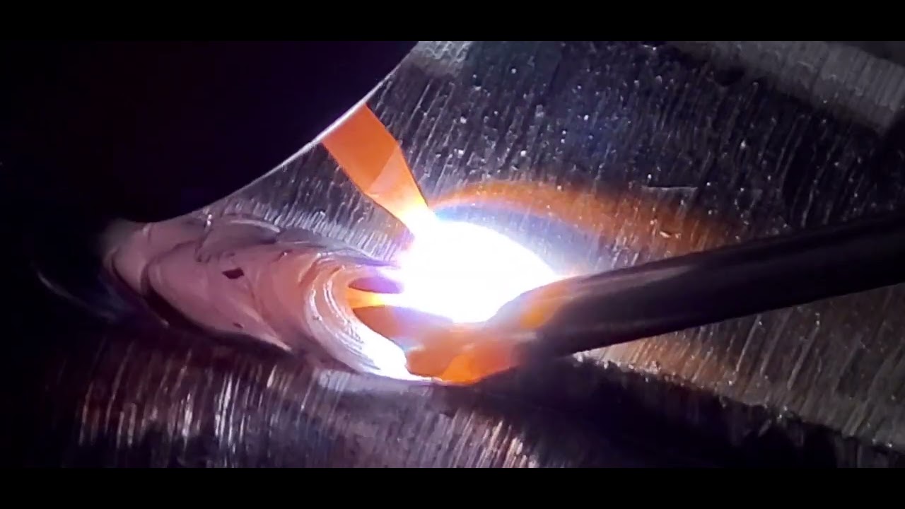 Very Pretty Close up Tig Weld - YouTube