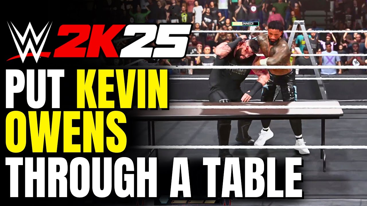 Put Kevin Owens through a table | WWE 2K25 - YouTube