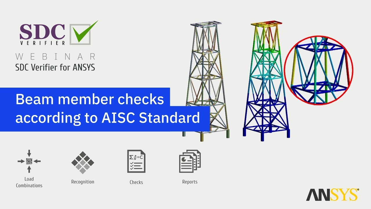 Webinar #5 (Ansys) - Beam checks according to AISC Standard - YouTube