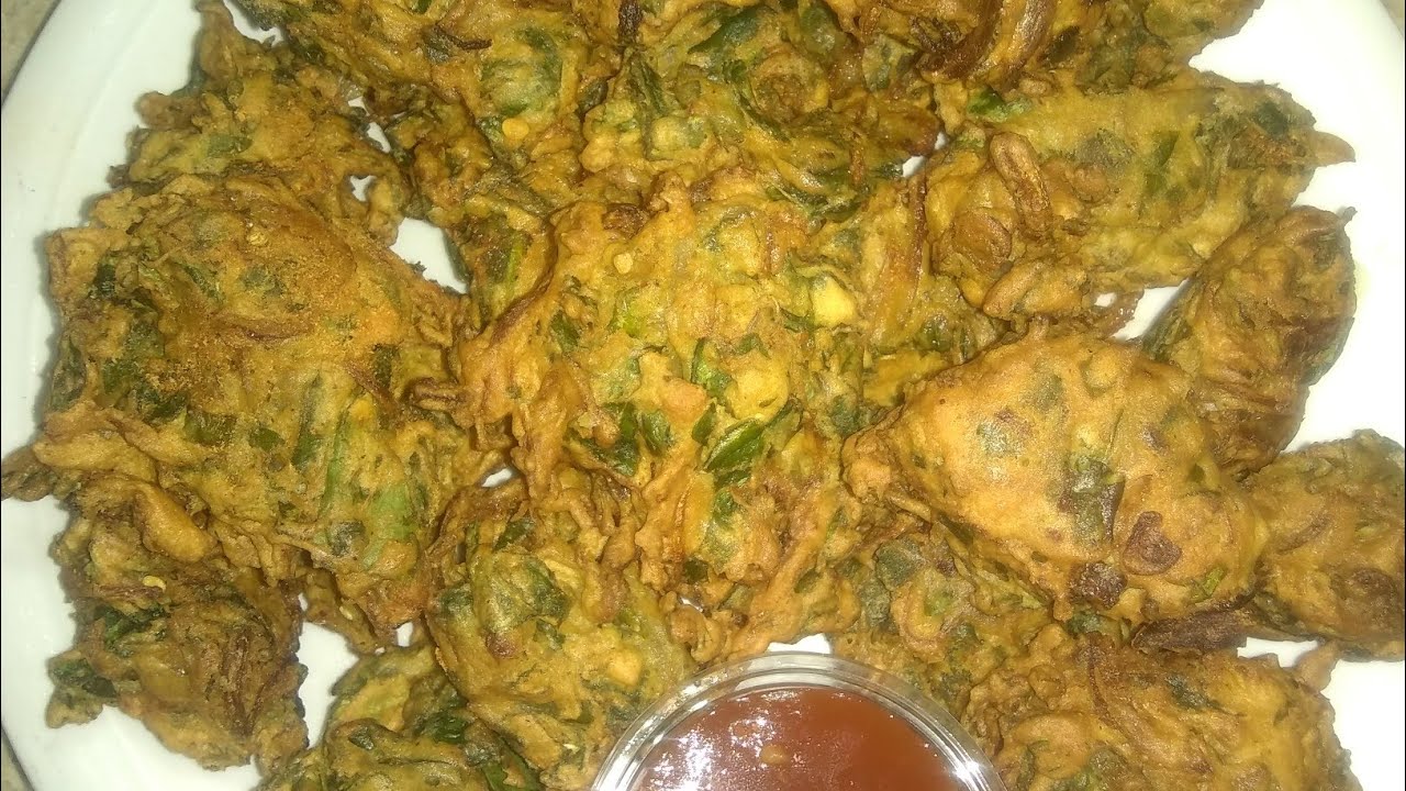 Palak k pakoray | crunchy palak k pakoray quick recipe by | delicious ...