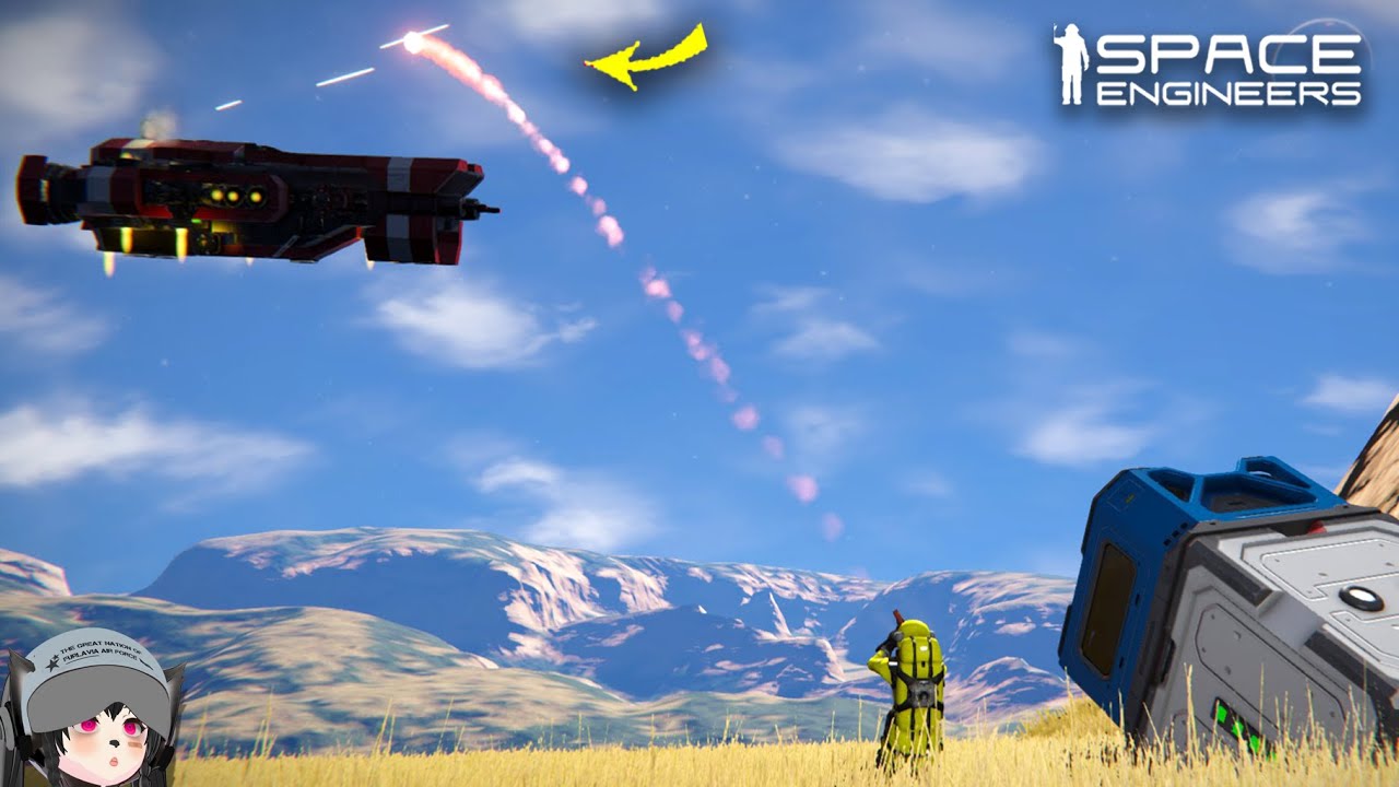 Using Flares and Fireworks to Bait Enemy Turrets? Space Engineers - YouTube