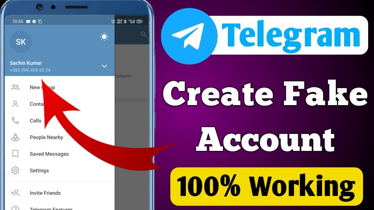 How To Create Fake Telegram Account | Fake Telegram Account कैसे बनाए ...