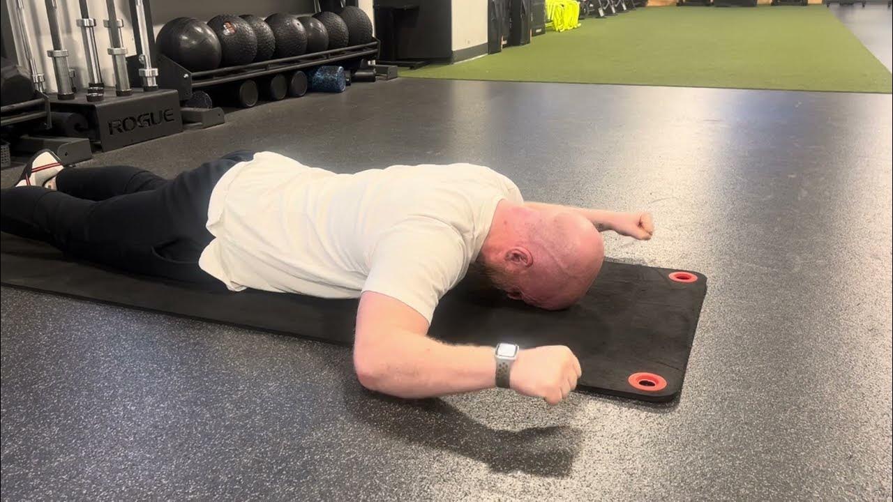 Prone Shoulder External Rotation - YouTube