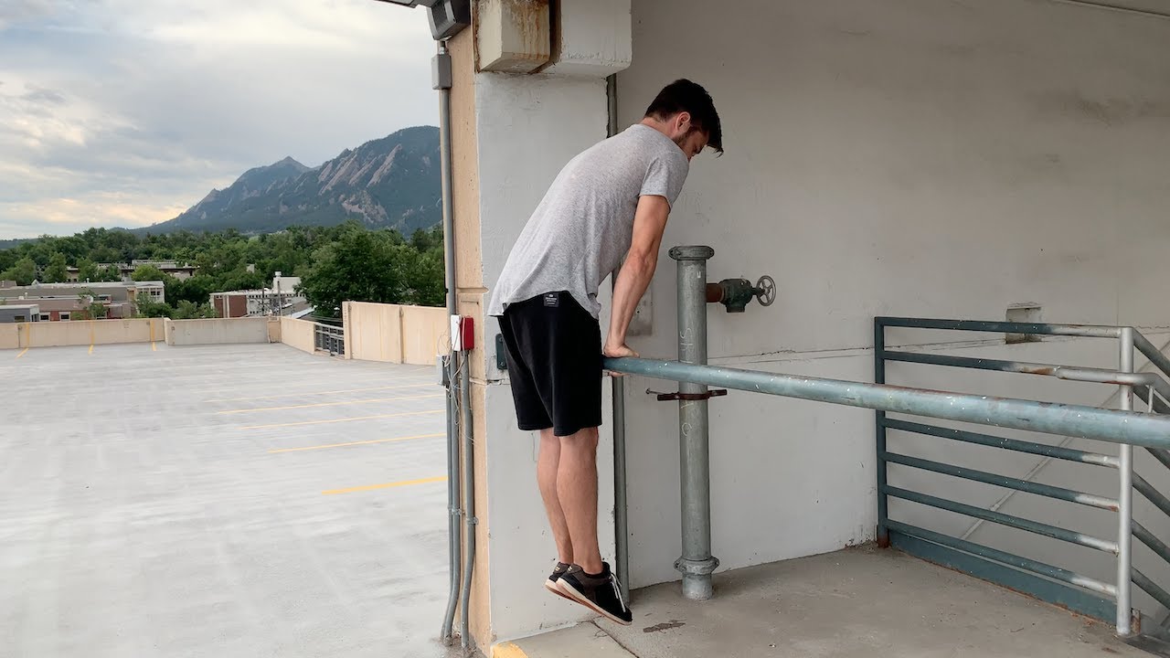 Bar support (straight-arm) - YouTube