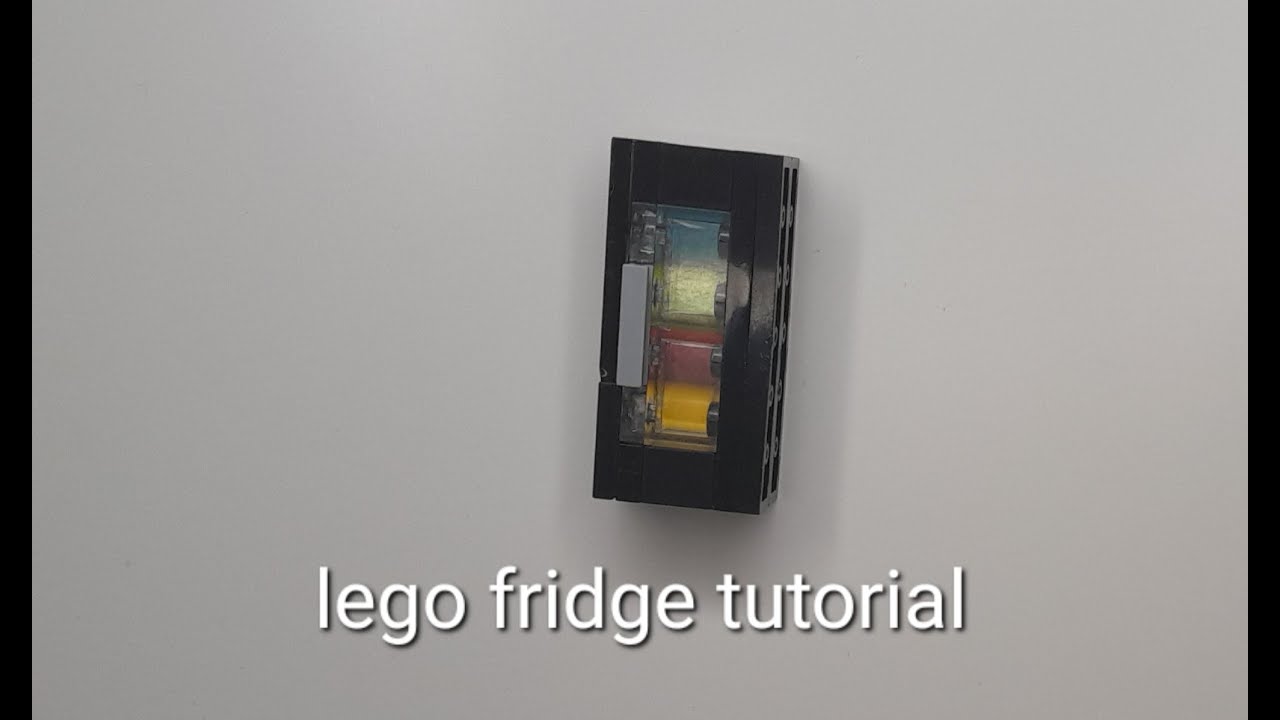 Lego fridge tutorial - YouTube