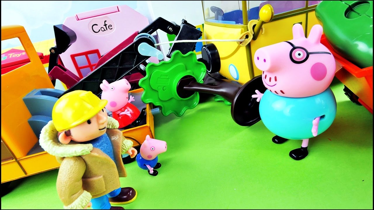 Tata Świnka miał wypadek samochododem - Świnka Peppa Bajka po polsku ...