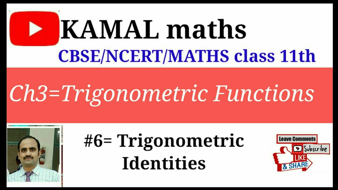 Trigonometric Identities .//cbse// ncert // class 11th maths chapter 3 ...