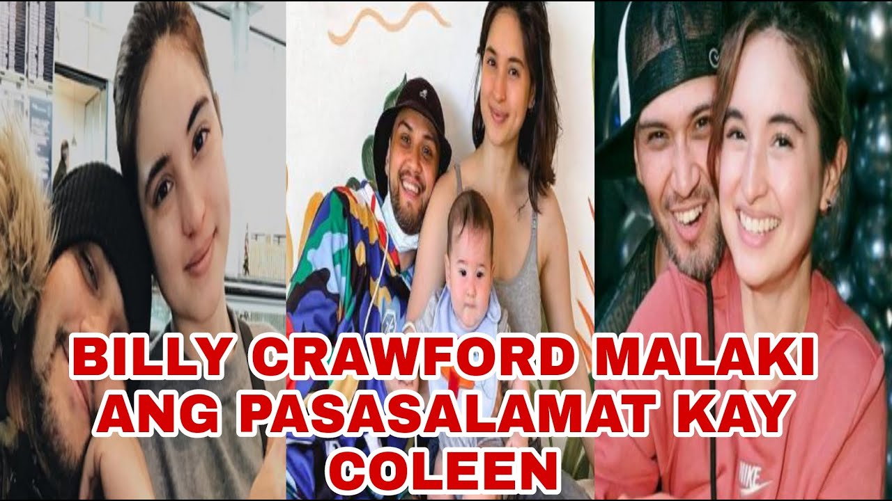 BILLY CRAWFORD NAGPASALAMAT KAY COLEEN GARCIA - YouTube