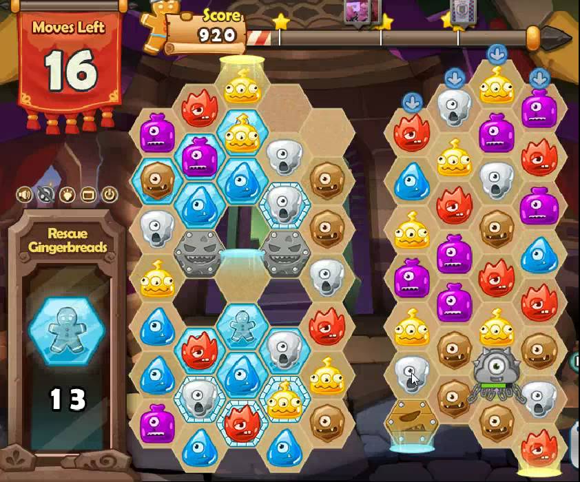 Monster Busters Hexa Blast Stage 488 - YouTube