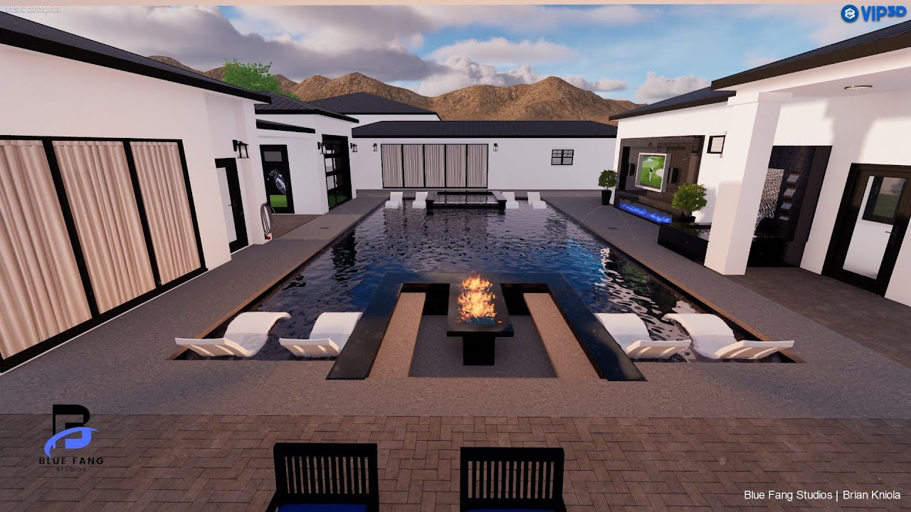 Blue Fang Studios - Reader Residence - YouTube