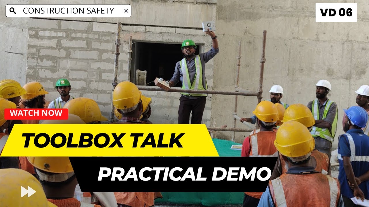 TOOLBOX TALK PRACTICAL DEMO | Must watch it !! VD 06 - YouTube