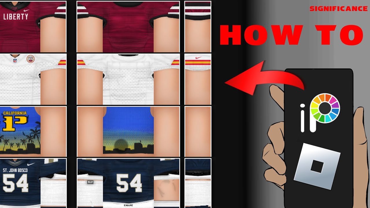 How to make a roblox American Football Jersey temp (read desc) - YouTube