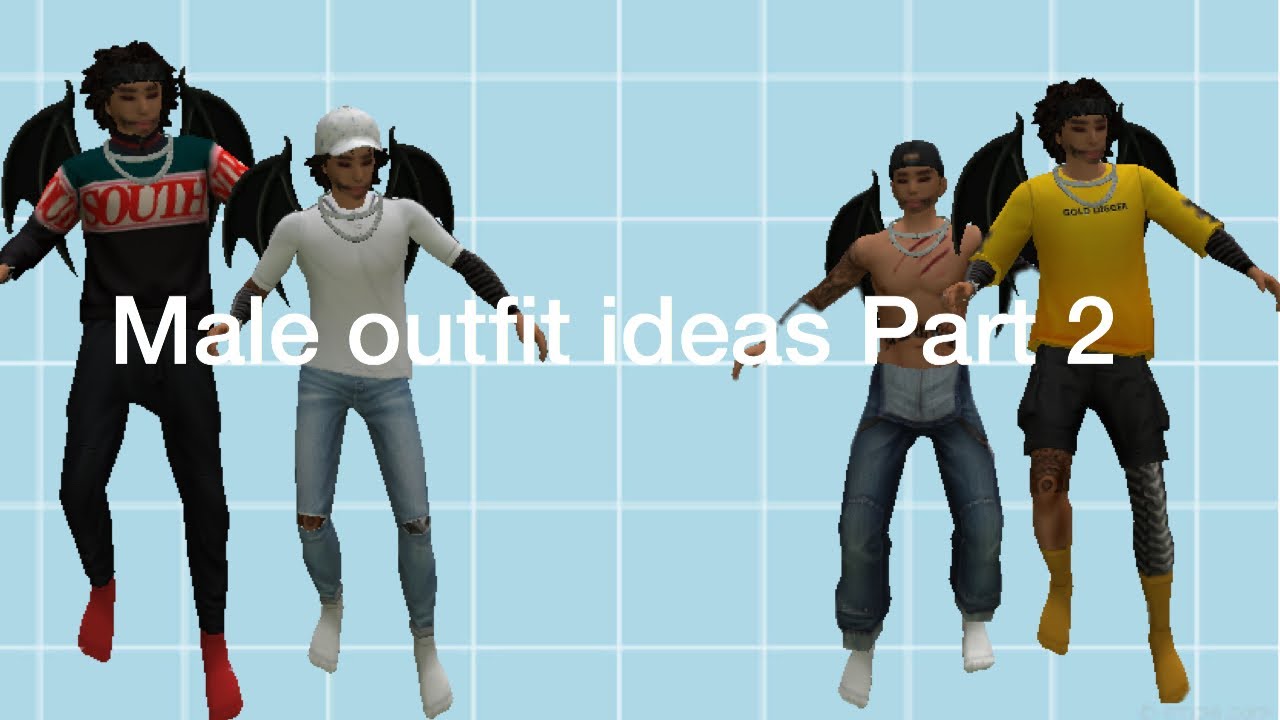 Avakin Life Male Outfit Ideas Part 2 - YouTube