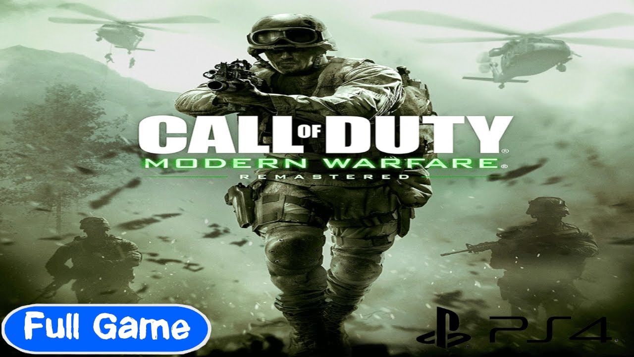Call of Duty: Modern Warfare Remastered (2016 PS4) FULL Game ...