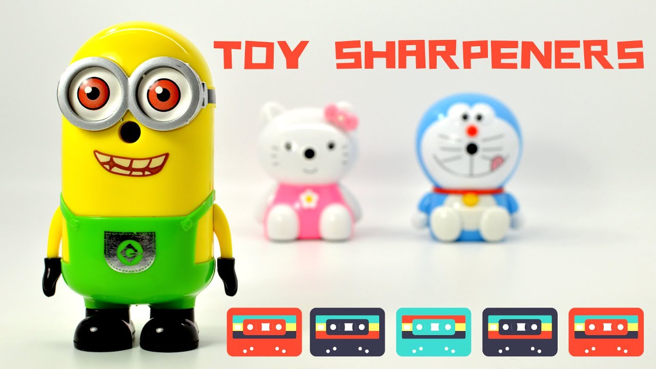 Toy sharpeners for kids - YouTube